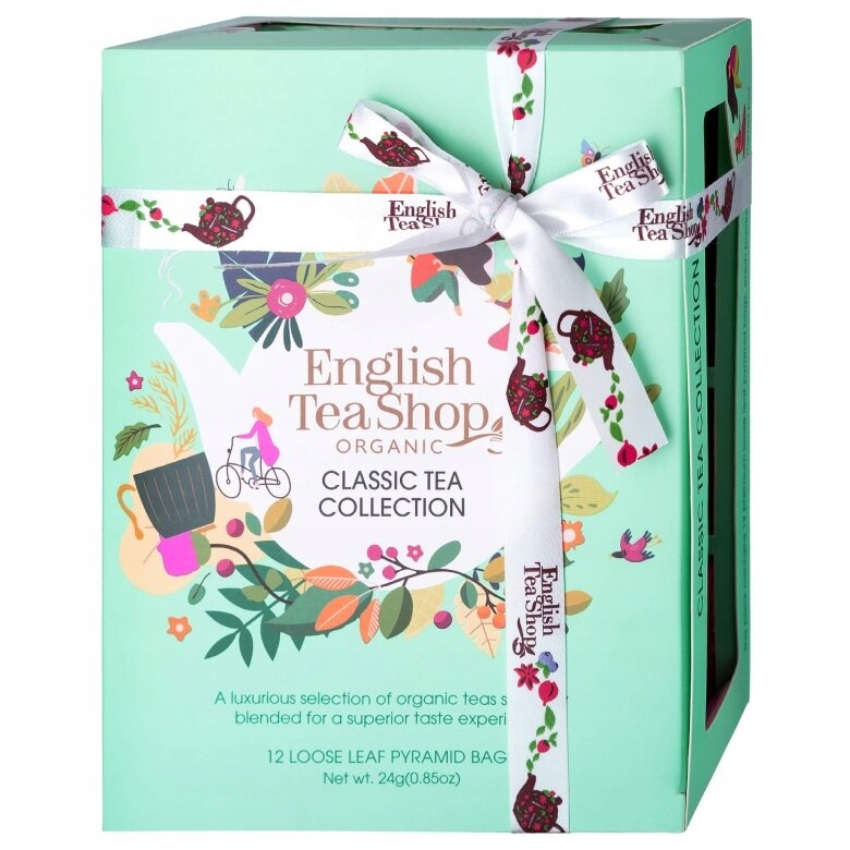 English Tea Shop Classic TEA Collection MINT 12 piramidek napary i ...