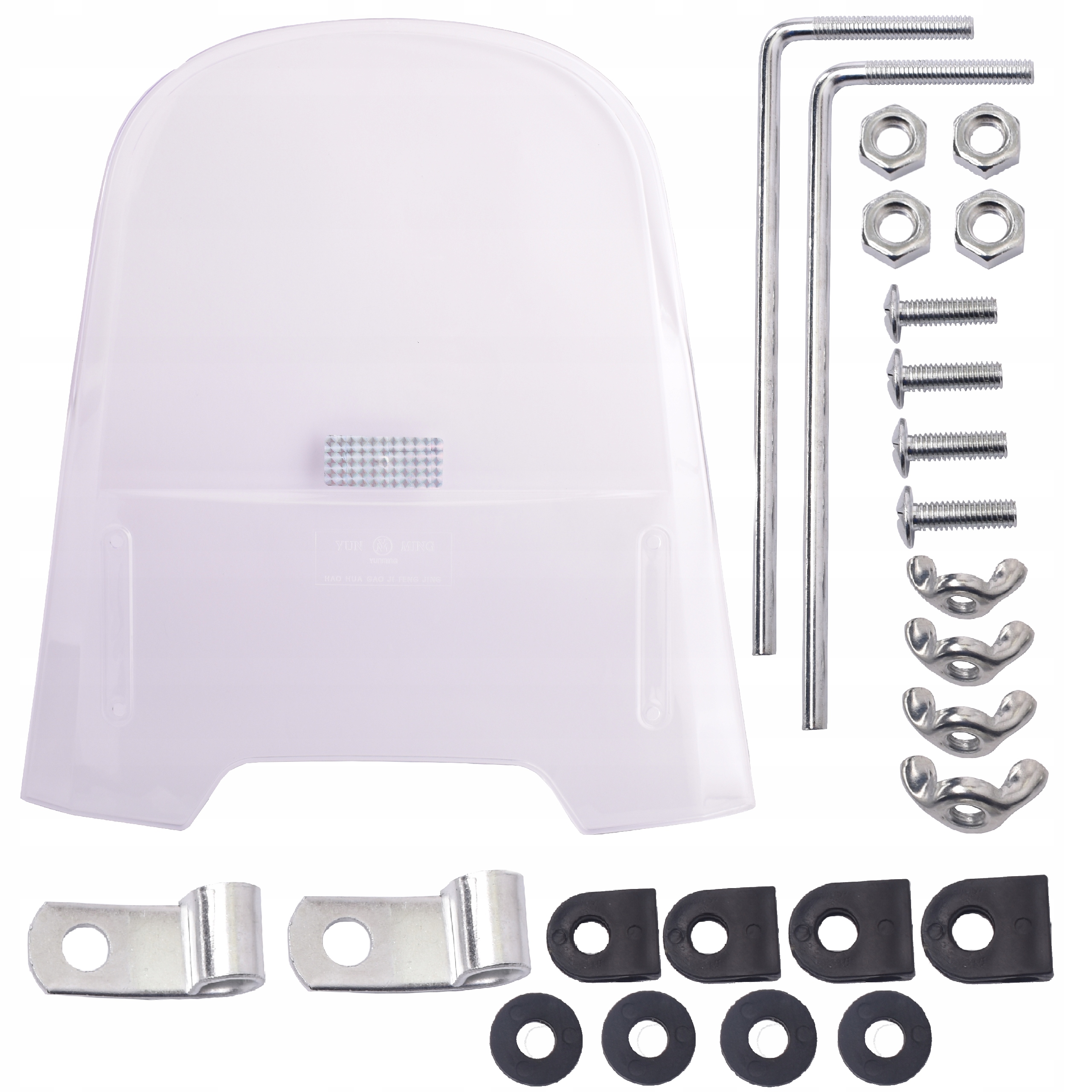 SZYBA UNIWERSALNA+MOCOWANIA do skutera Romet Junak 069cfd-qw-04j5q2 ...