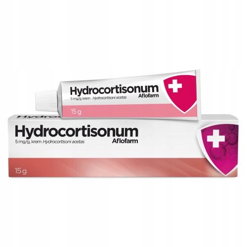 HYDROCORTISONUM 0,5% krem na AZS, liszaj, rumień, łuszczycę 15g ...