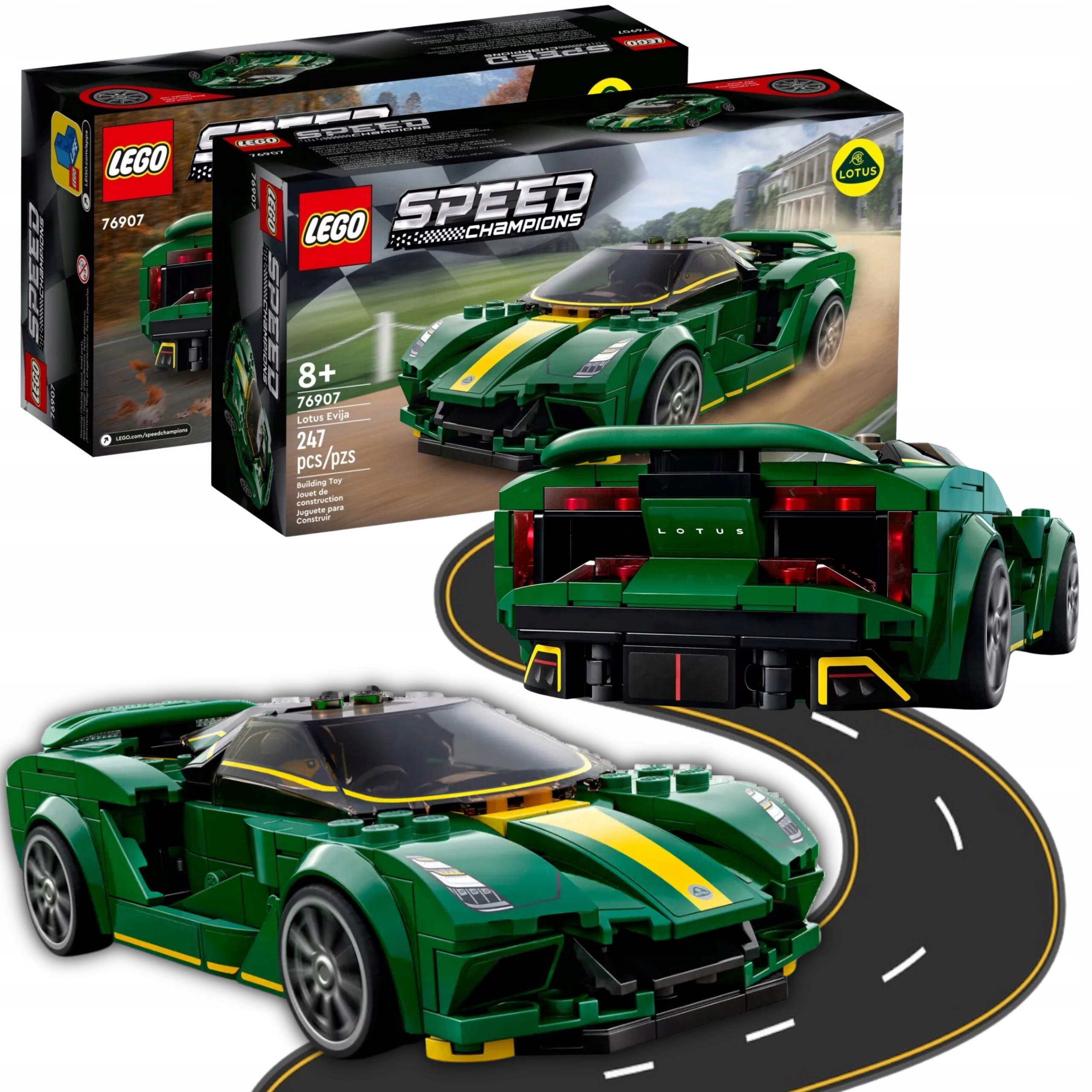 LEGO Speed Champions 76907 Lotus Evija DO UKŁADANIA PREZENT ...