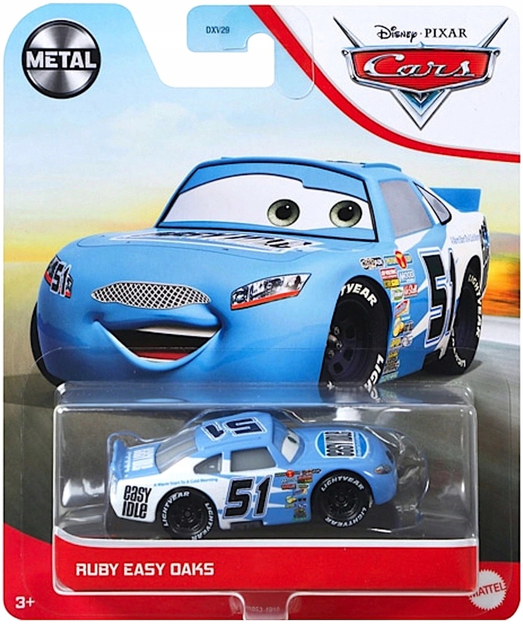 MATTEL CARS AUTA RUBY EASY OAKS EASY IDLE #51 1:55 NOWY ...
