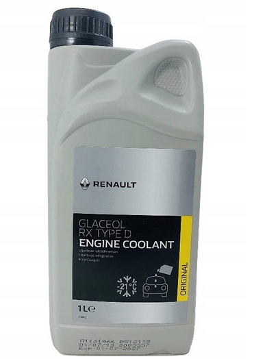 PŁYN DO CHŁODNIC RENAULT OE GLACEOL RX TYPE D 1L 7711428133 za 26,48 zł ...