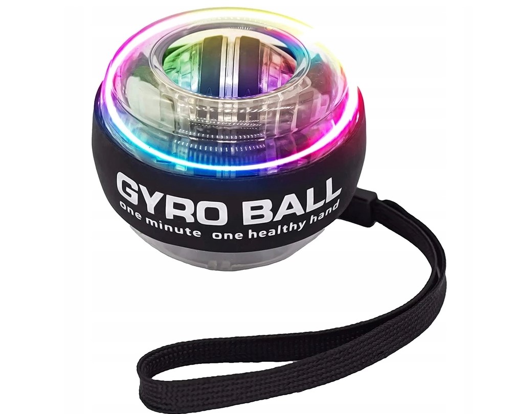 GYRO BALL LED GYROSKOPICKÁ KOULE PRO CVIČENÍ ZÁPĚSTÍ za 263.00CZK - Allegro