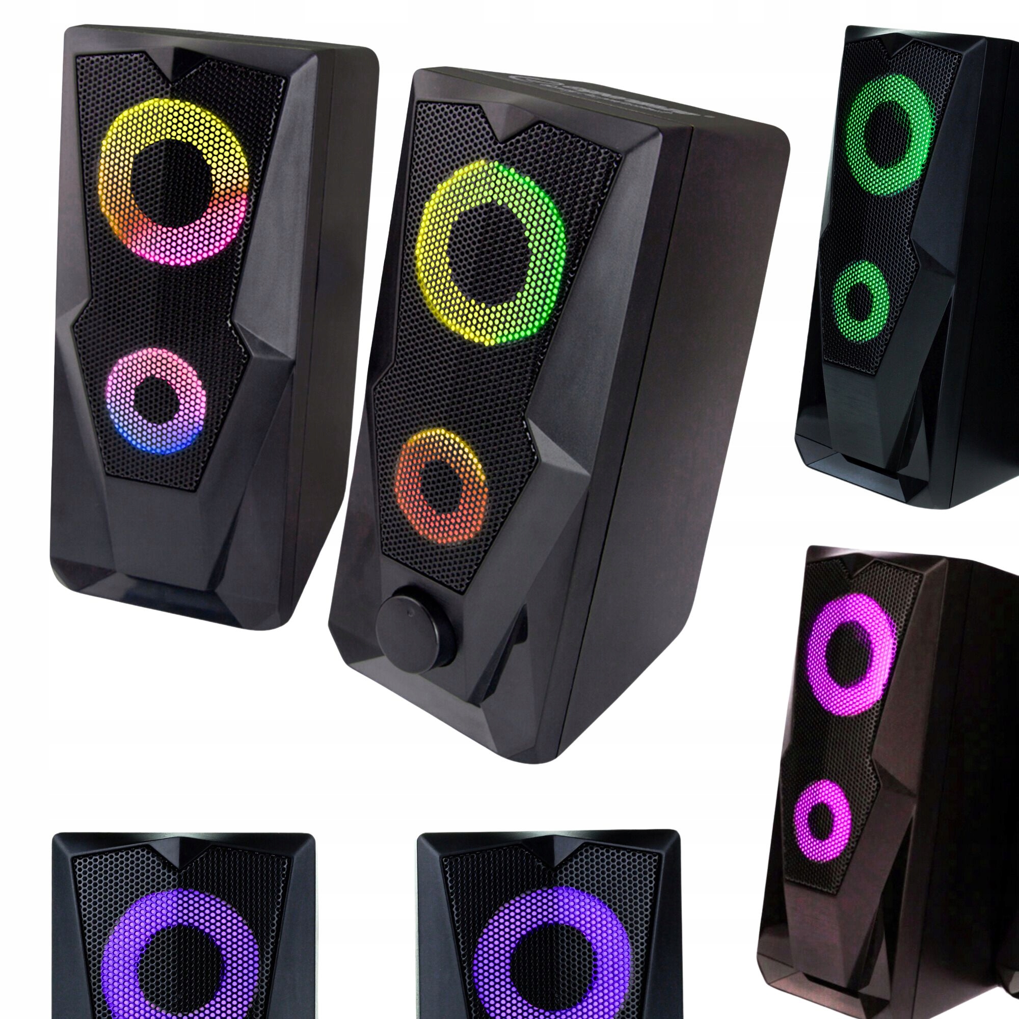 Sestava reproduktorů 2.0 GŁOŚNIKI Esperanza 3.5 mm hlasité hraní ...