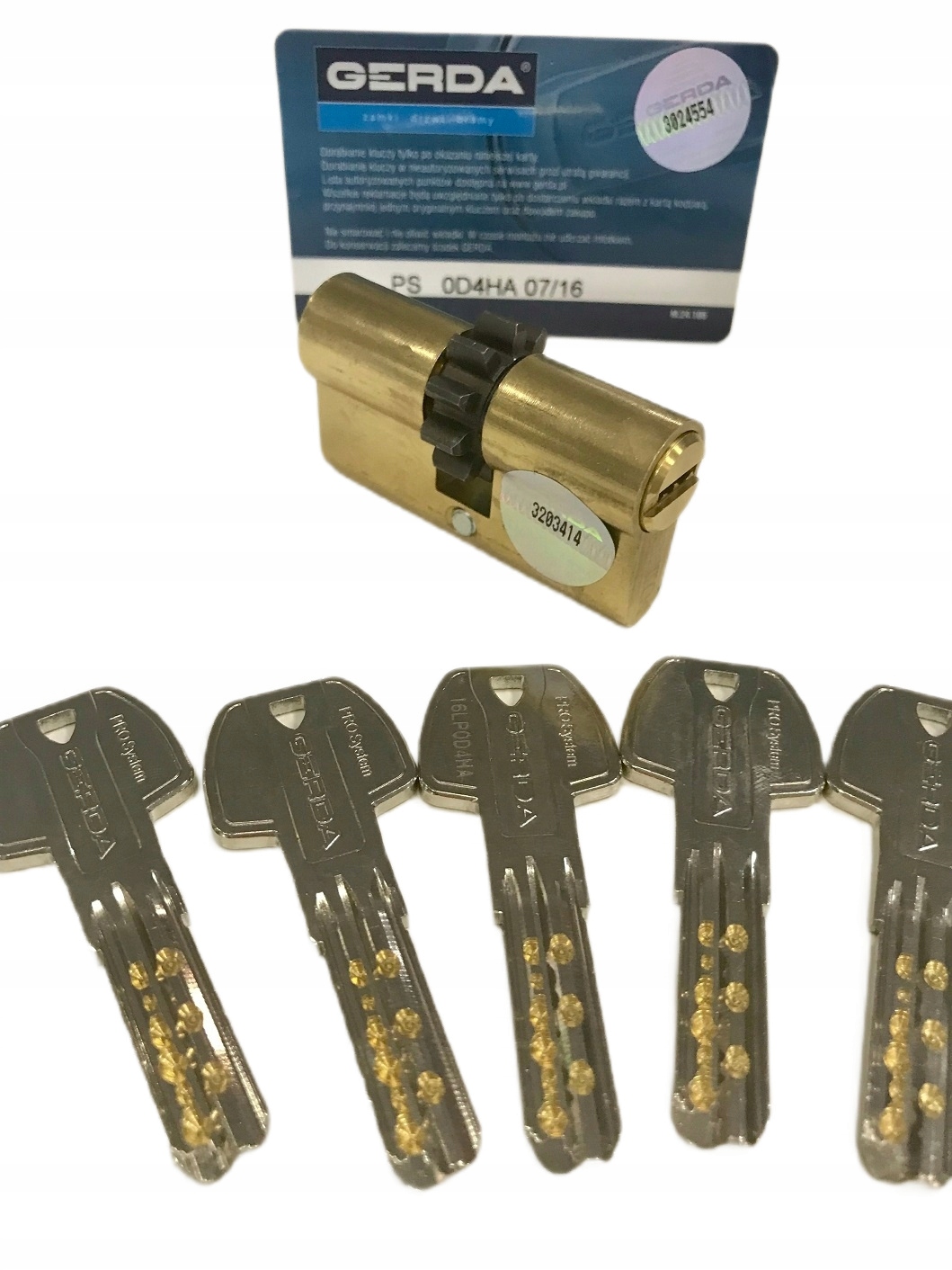 Wkładka Gerda PRO SYSTEM 30/30 ZĘBATKA ATEST C • Cena, Opinie • Zamki ...