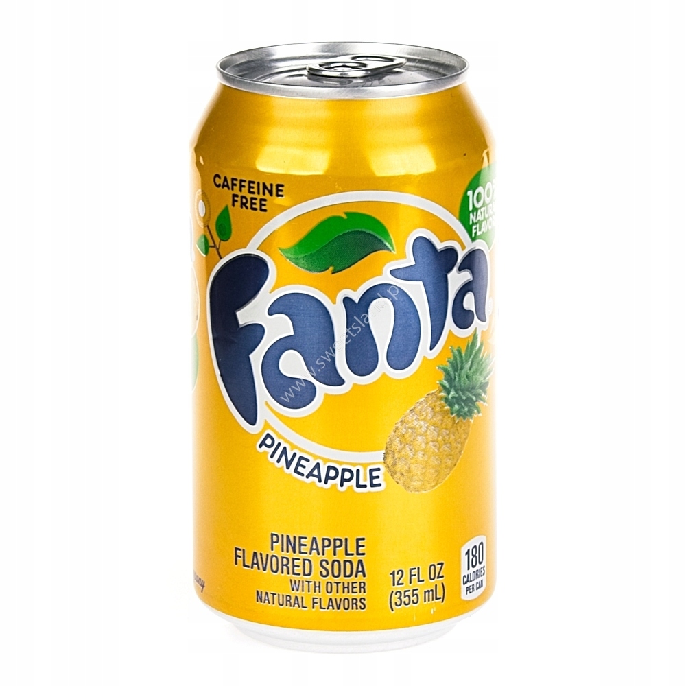 FANTA PINEAPPLE 355ML Napój o smaku ananasowym (0049000014273) • Cena, Opinie • Napoje gazowane ...