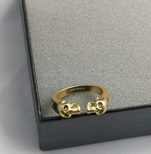 Alexander Mcqueen skull finger ring średnica 17mm • Cena, Opinie ...