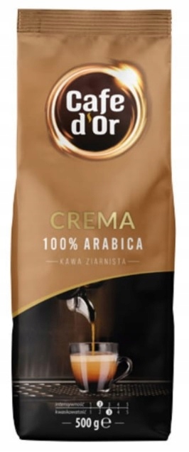 Kawa ziarnista Arabica Cafe Crema Cafe dOr Crema 500 g (5901583409523 ...