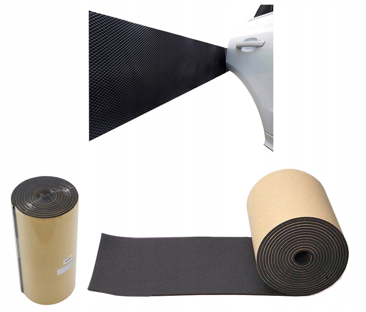 ODBOJNIK PIANKA NA ŚCIANĘ GARAŻ DRZWI MATA OCHRONNA SAMOPRZYLEPNA 2M AG566B (5907621818302 ...