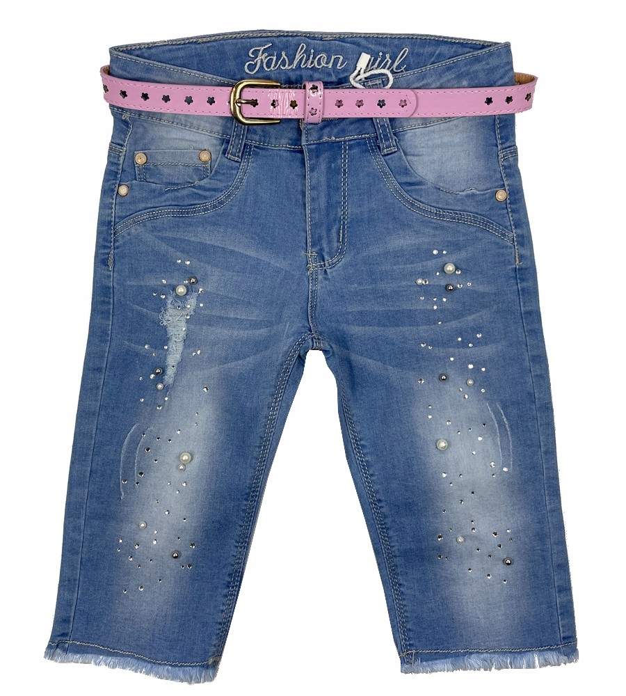 SPODENKI JEANS elastyczne DORIS r 12 -146/152 cm • Cena, Opinie ...