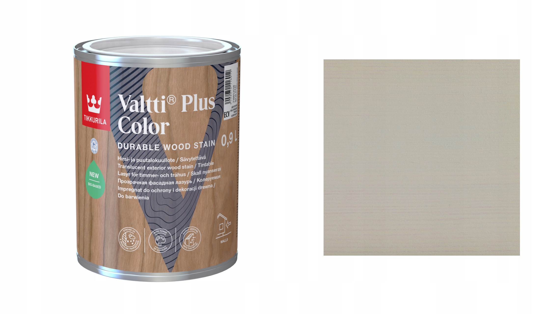 TIKKURILA VALTTI PLUS COLOR 0,9L 5062 TUOHI - IMPREGNAT SZYBKOSCHNĄCY ...