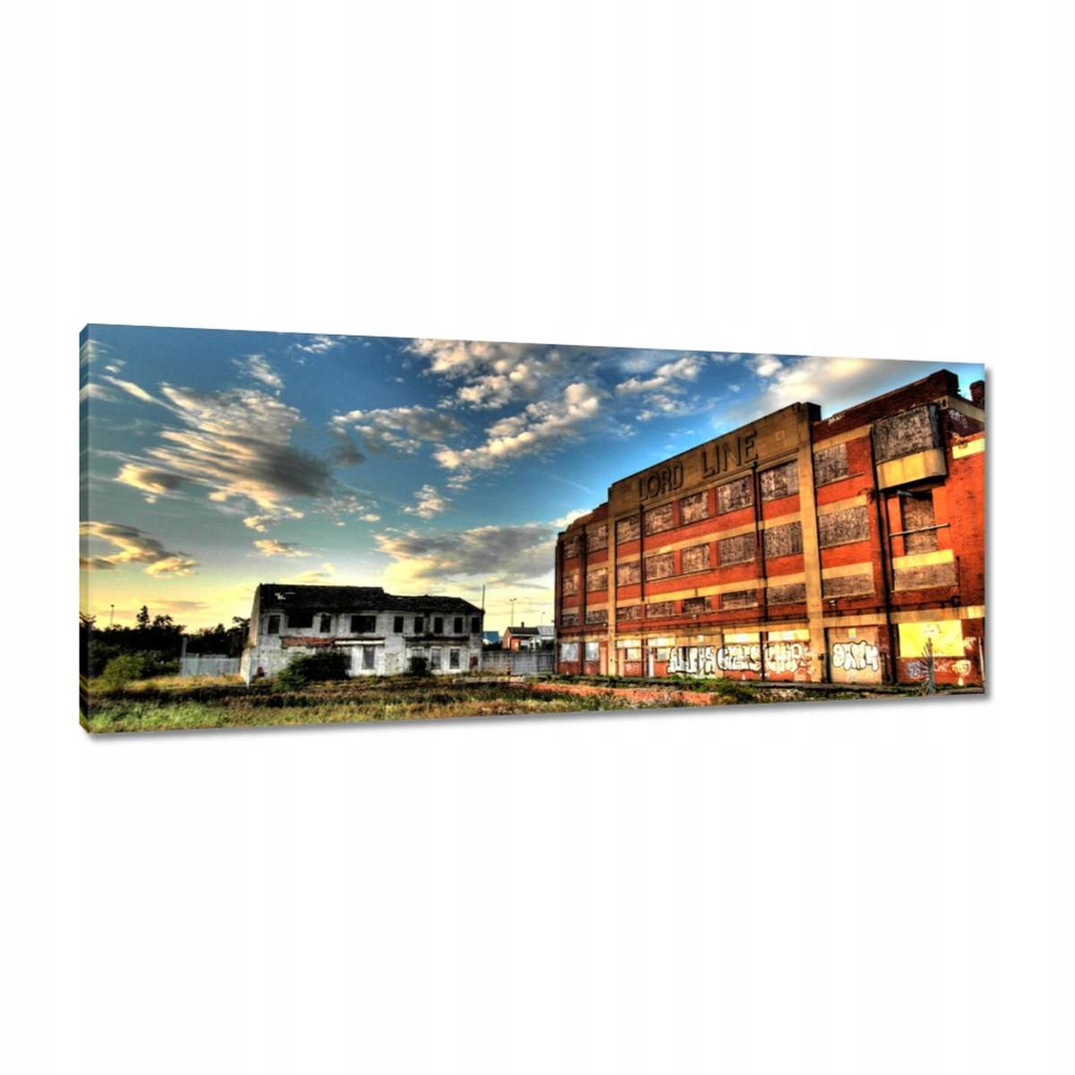 Festmények 100x40 Felhők az épületek felett za 7775.00HUF-ért - Allegro