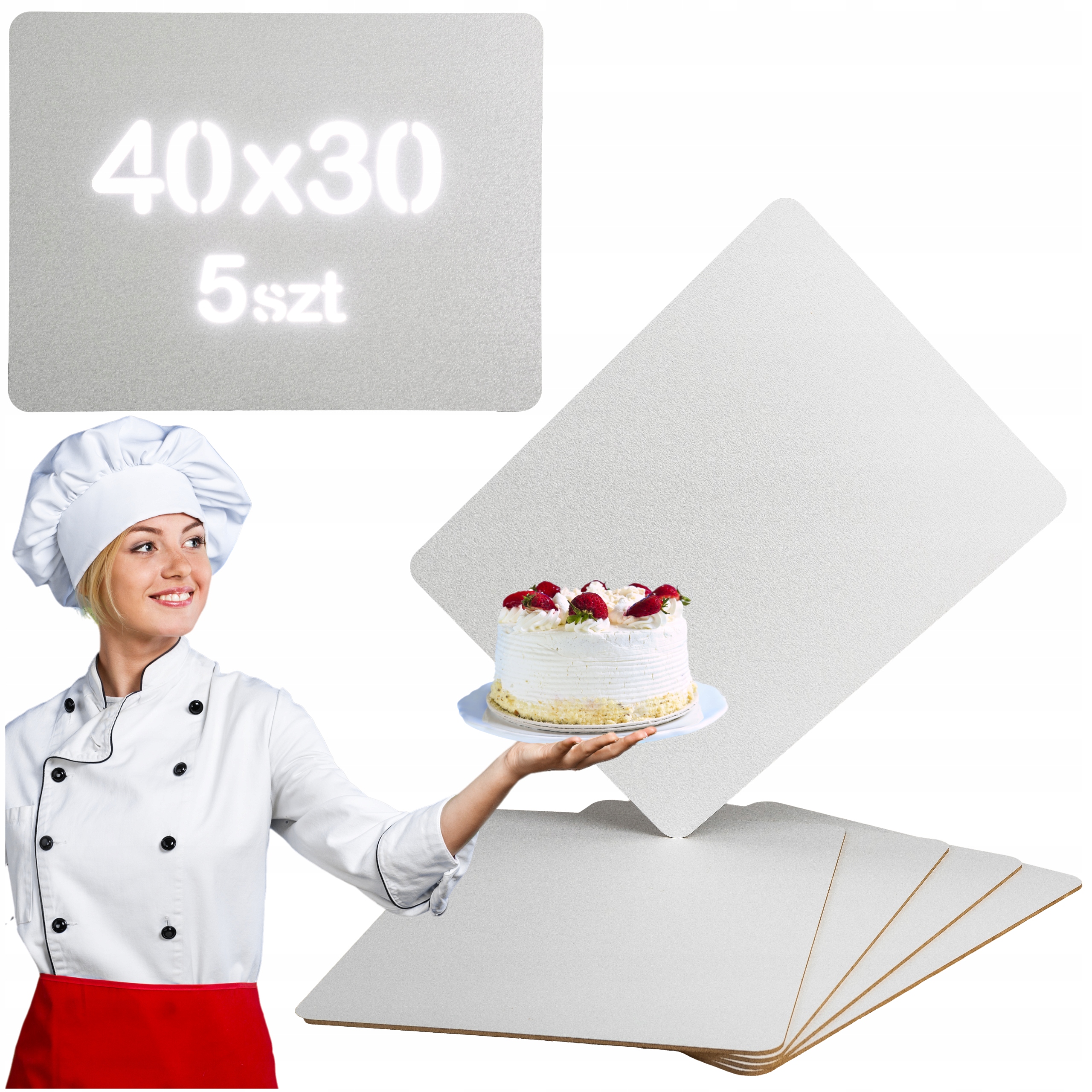 PODKŁAD POD TORT PROSTOKĄT 40x30 cm HDF PODKŁADKI SZTYWNY BEZZAPACHOWY ... PODKŁAD POD TORT PROSTOKĄT 40x30 cm HDF PODKŁADKI SZTYWNY BEZZAPACHOWY ...
