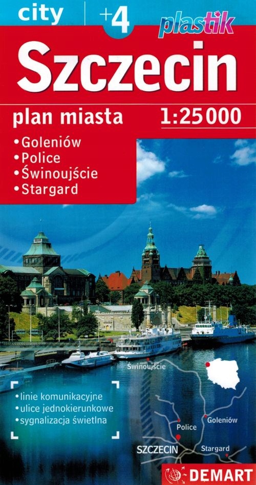 Szczecin mapa samochodowa plastik Praca zbiorowa - 22.90PLN - Allegro - Raty 0%, Darmowa dostawa ...