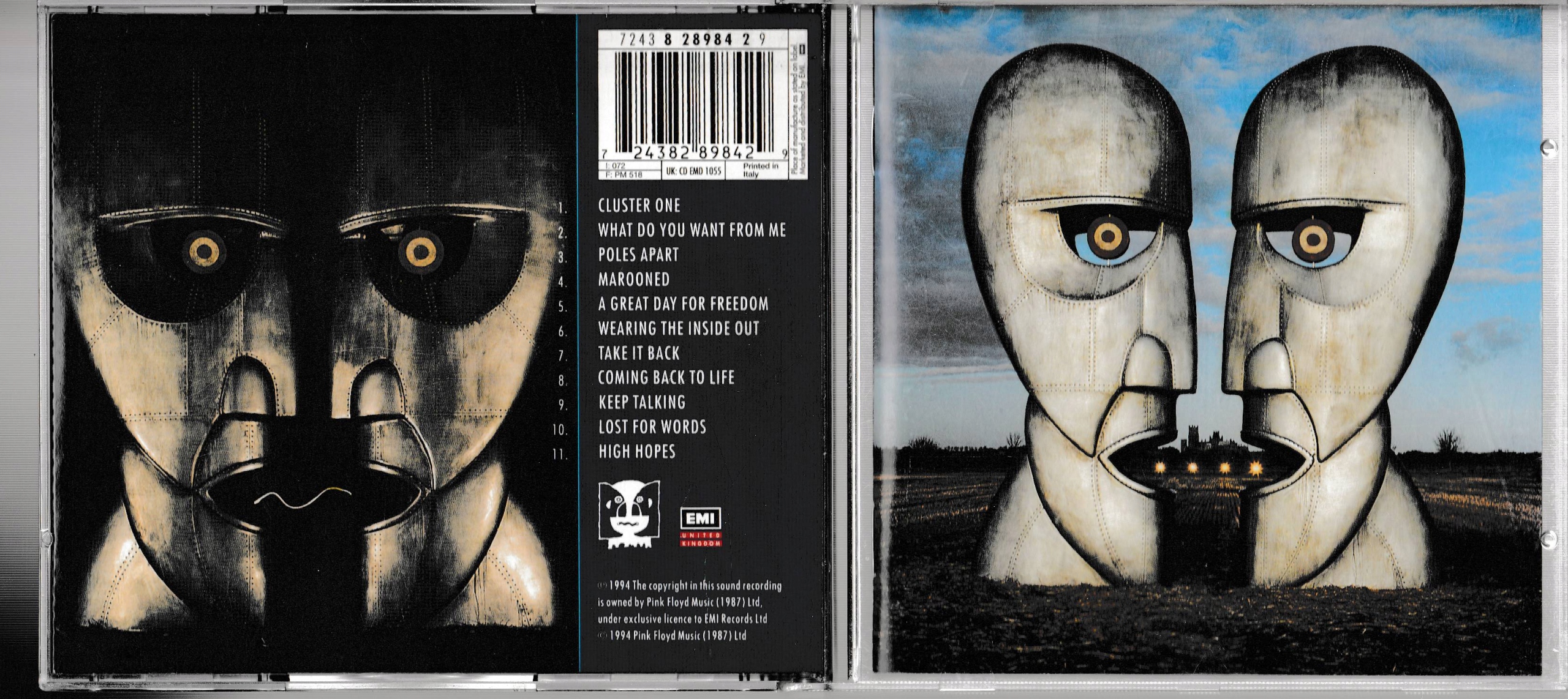 Płyta CD Pink Floyd - The Division Bell 1994 I Wydanie ...