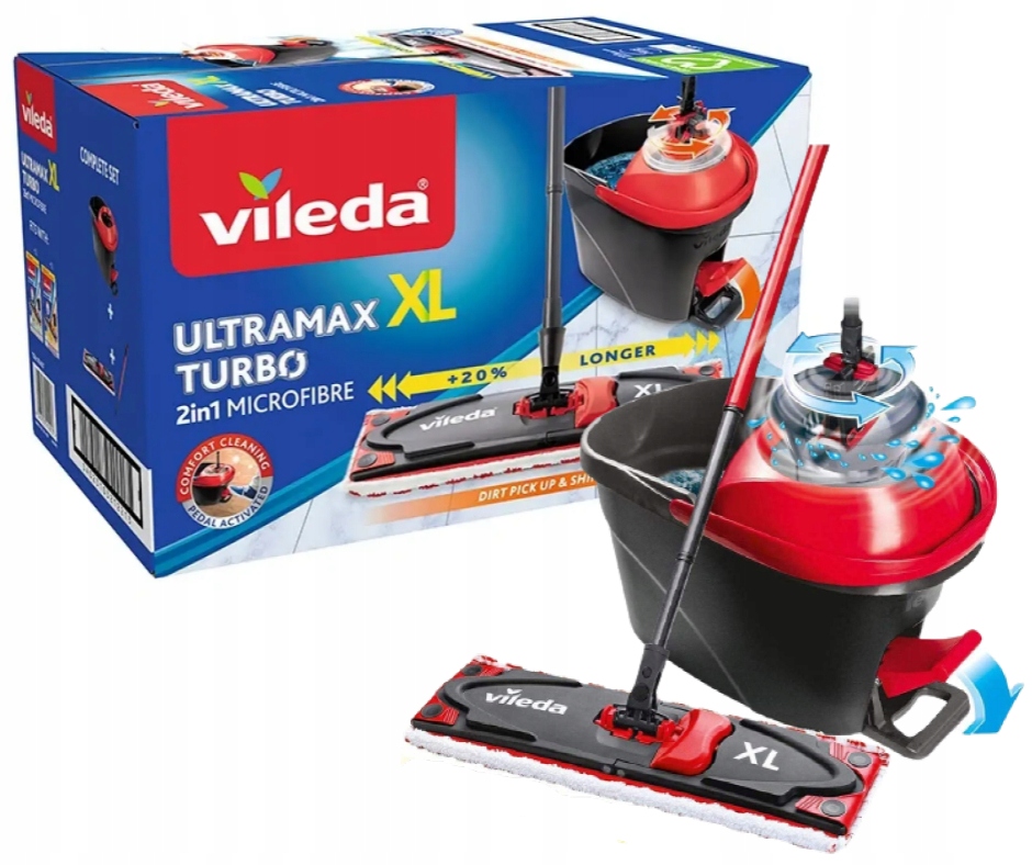 MOP VILEDA ULTRAMAX TURBO XL ULTRAMAT OBROTOWY 42 13936810789 - Allegro.pl