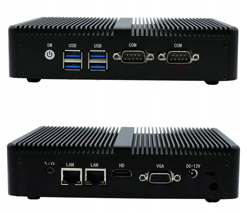 Mini Pc Fanless 2xlan - Niska cena na Allegro
