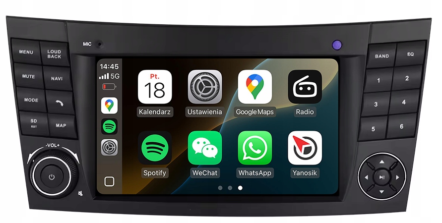 Autorádio DEALNET MERCEDES W211 W219 CLS CARPLAY ANDROID AUTO RADIO ...