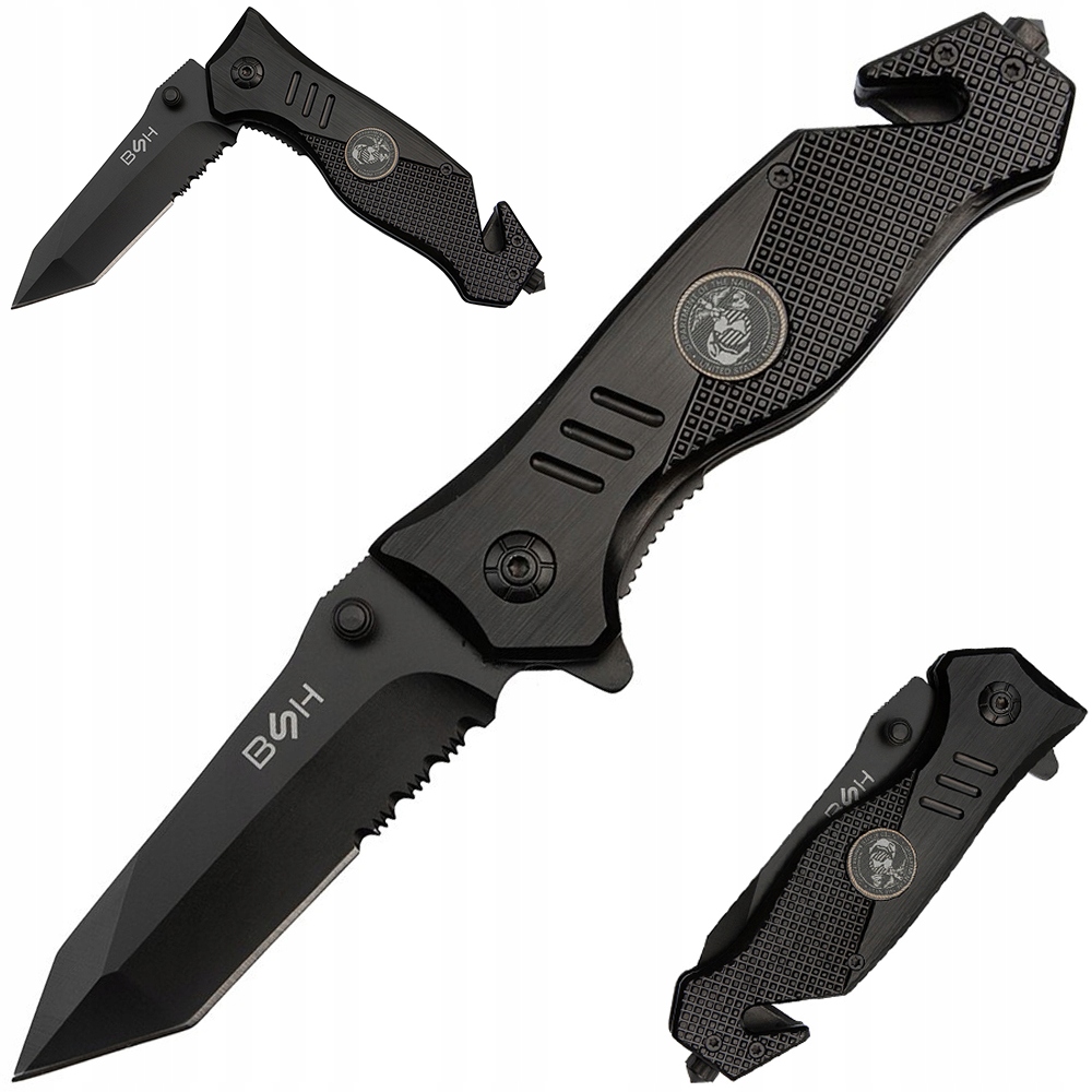 Nóż sprężynowy BSH Adventure - 5903899934904 - 13533051829 - Allegro