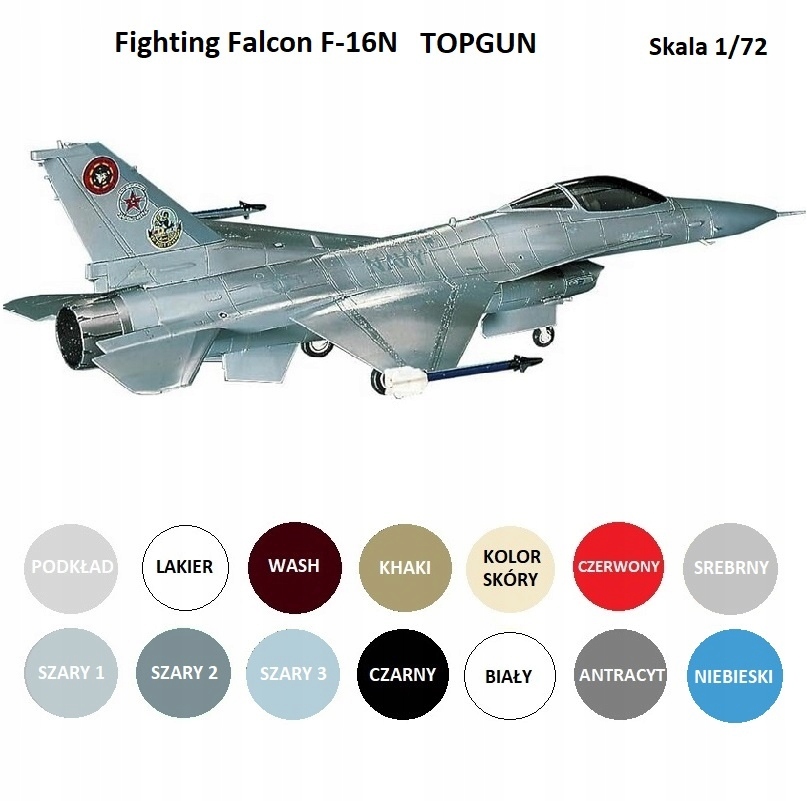 Model samolotu F-16N FIGHTING FALCON TOPGUN • Cena, Opinie - Allegro