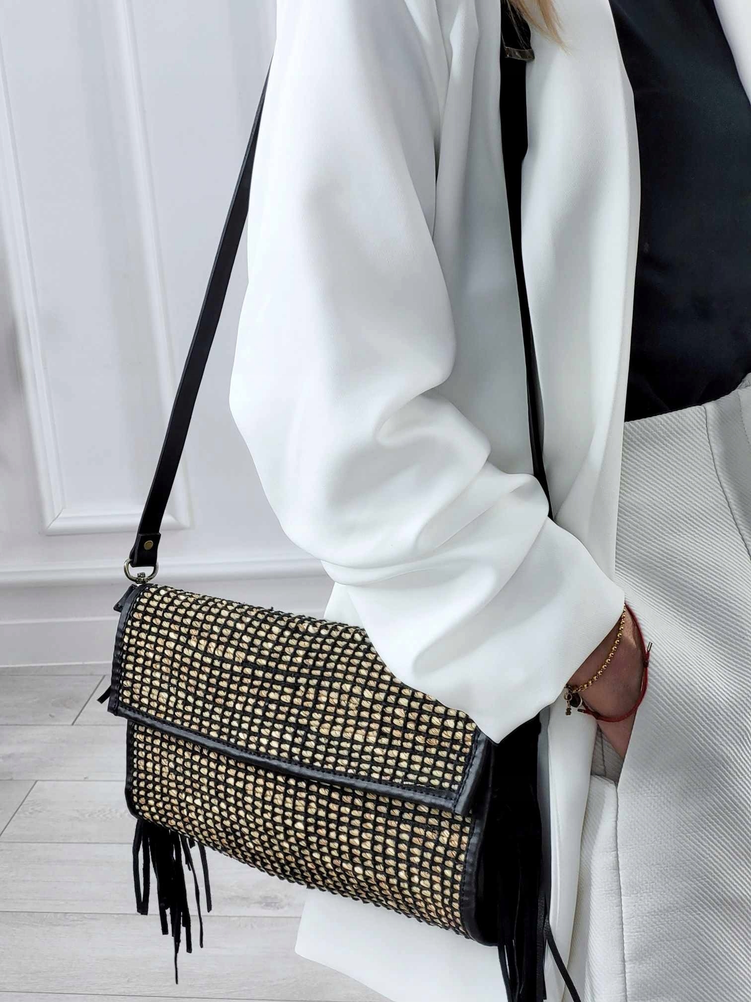 Pleciona Torebka Na Ramię Charlie Alex Max Frędzle • Cena, Opinie ...