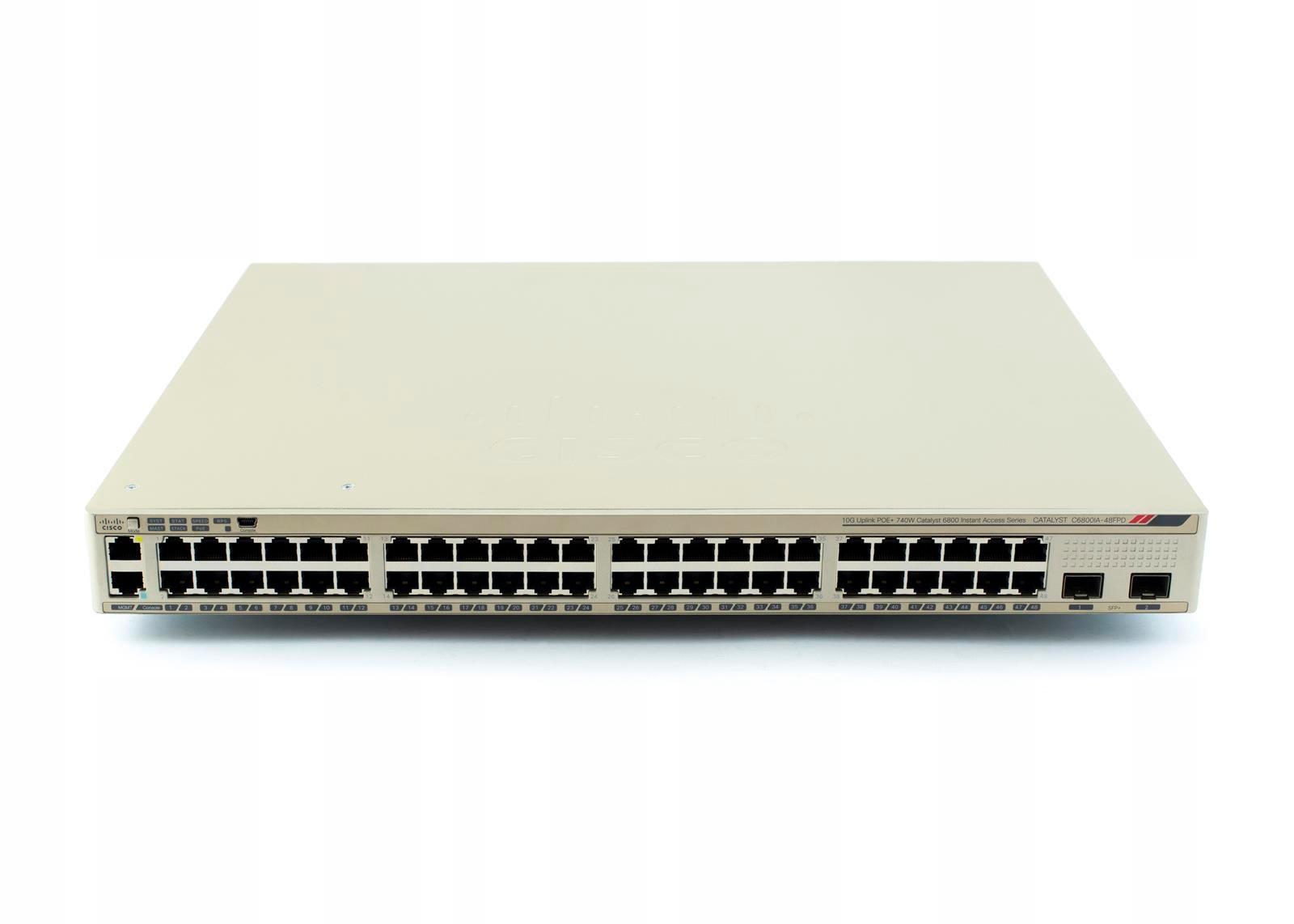 C6800IA-48FPD 48x1GE RJ45 PoE+ 740W PoE+ 2x10G SFP+ 216 Gbps Stack LAN ...
