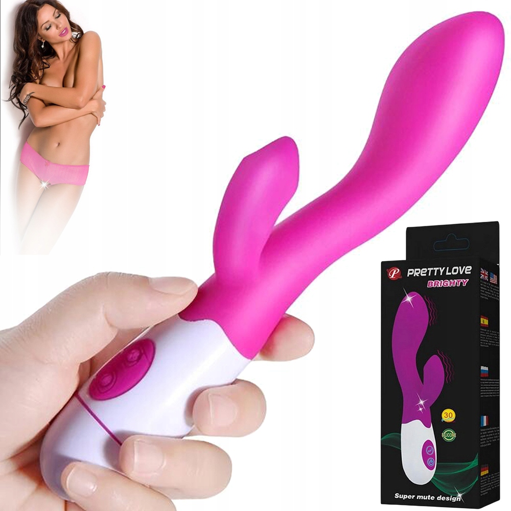 WIBRATOR DAMSKI MASAŻER ŁECHTACZKI WIBRATOR KRÓLICZEK 10 POZIOMÓW WIBRACJI (4067634553209 ...