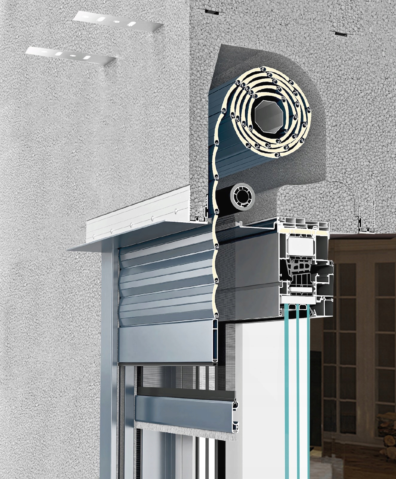 ROLETA ZEWNĘTRZNA NADSTAWNA ANTYWŁAMANIOWA 1X1m 13619574218 - Allegro.pl