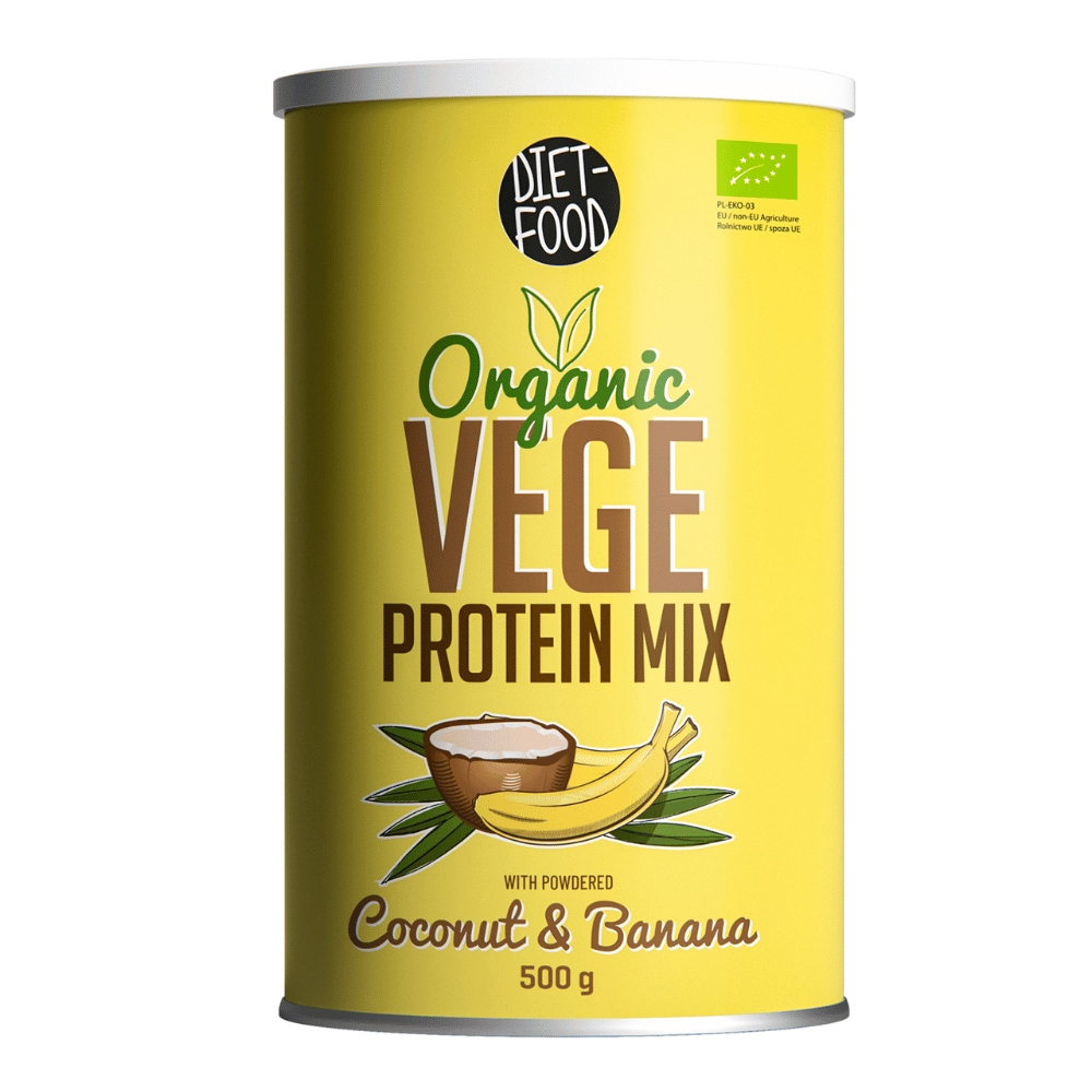 Bio Vege Protein Mix - białko kokos i banan 500 g - 5903933640723 ...