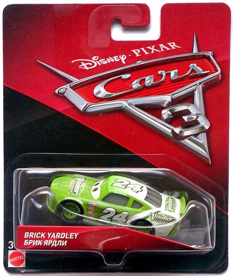 MATTEL CARS AUTA BRICK YARDLEY #24 VITOLINE 1:55 NOWY !!! (887961402995 ...