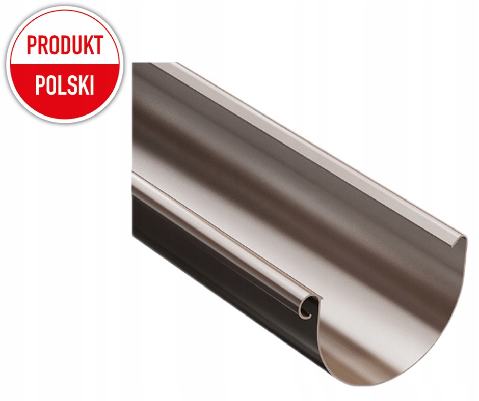 Rynna Budmat 125 mm brązowy (5901323033124) • Cena, Opinie • Rynny i ...