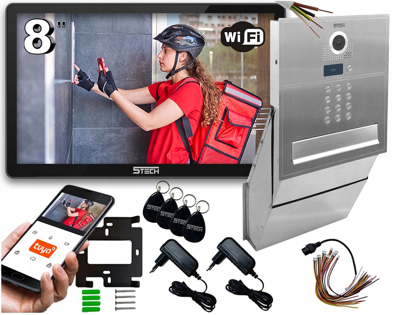 WIDEODOMOFON WiFi 5Tech SKRZYNKA NA LISTY ANDROID (5904815691949) • Cena, Opinie 15182444754 ...