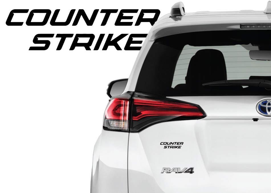 Samolepka na auto Counter Strike 2 CS logo za 4,80 € - Allegro