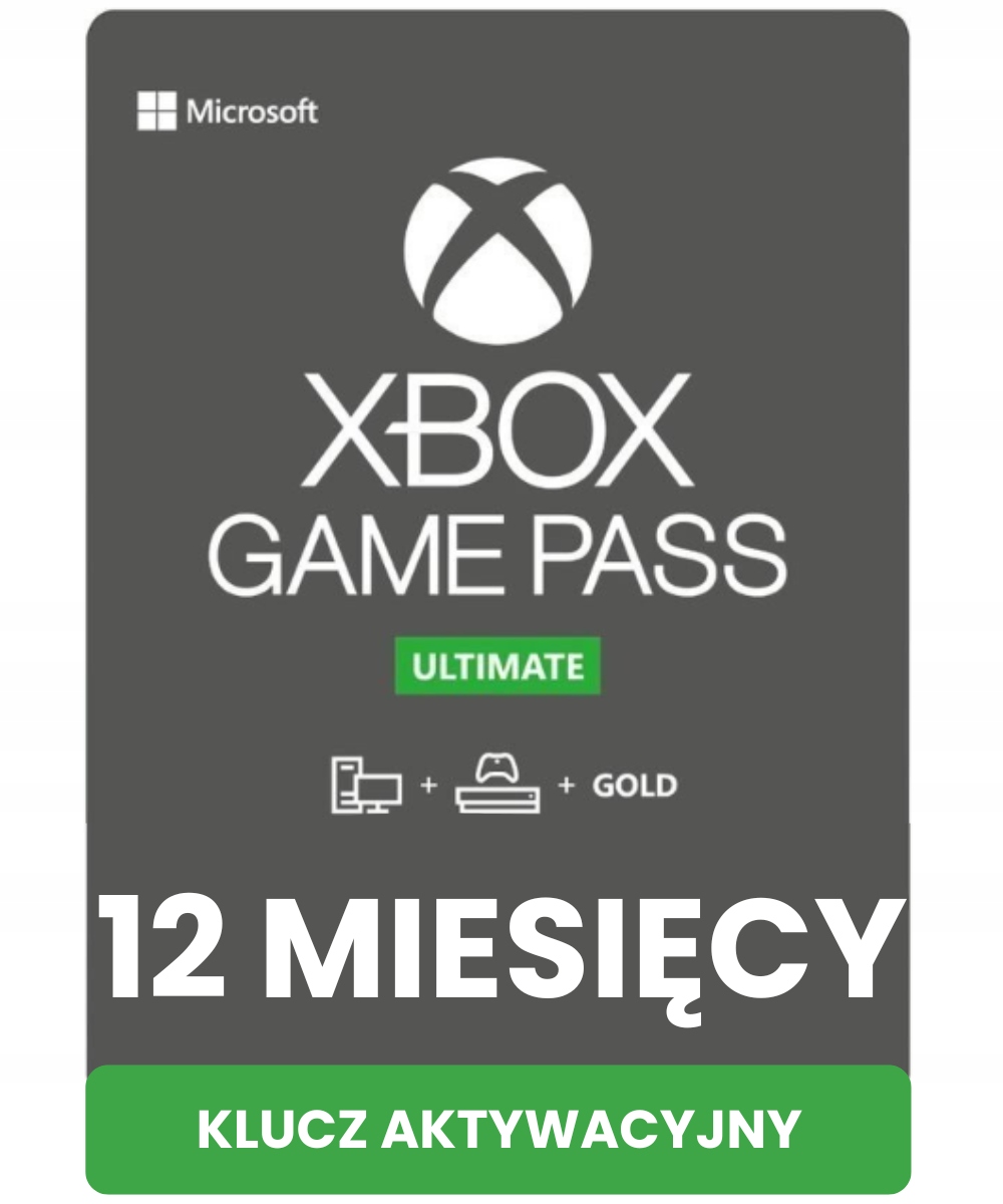 Xbox Game Pass Ultimate 12 Miesięcy - Niska cena na Allegro