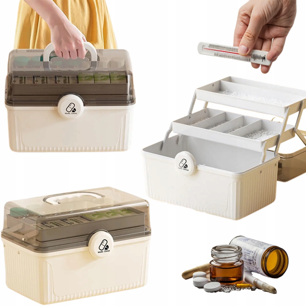 Organizér na lieky CoolStaff 5 priehradiek denne - Allegro