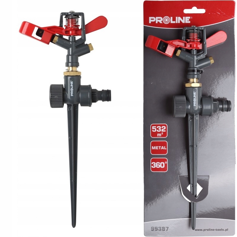 Proline Zraszacz pulsacyjny 360 metalowy 99387 (5903755993878) • Cena, Opinie • Węże 13536509231 ...