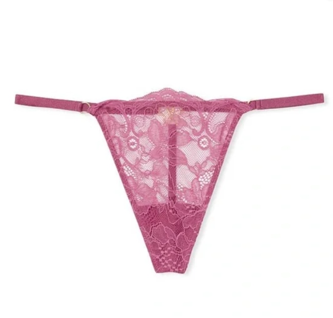 Victoria's Secret M STRINGI V-STRING KORONKA • Cena, Opinie • Majtki ...