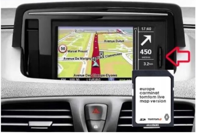MAPA GPS KARTA TOMTOM CARMINAT LIVE RENAULT 11.25 2024/2025 ...