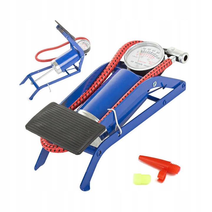 POMPKA SAMOCHODOWA NOŻNA ROWEROWA TŁOK KOŃCÓWKI 5907451304044 za 17 ...