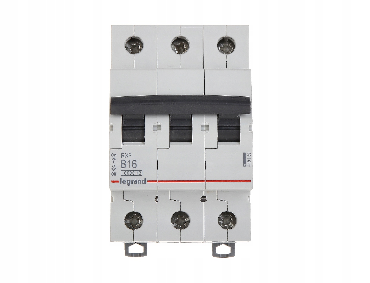 LEGRAND RX3 WYŁĄCZNIK NADPRĄDOWY 3P B16A S303 (5906702302495) • Cena, Opinie 7771369494 • Allegro