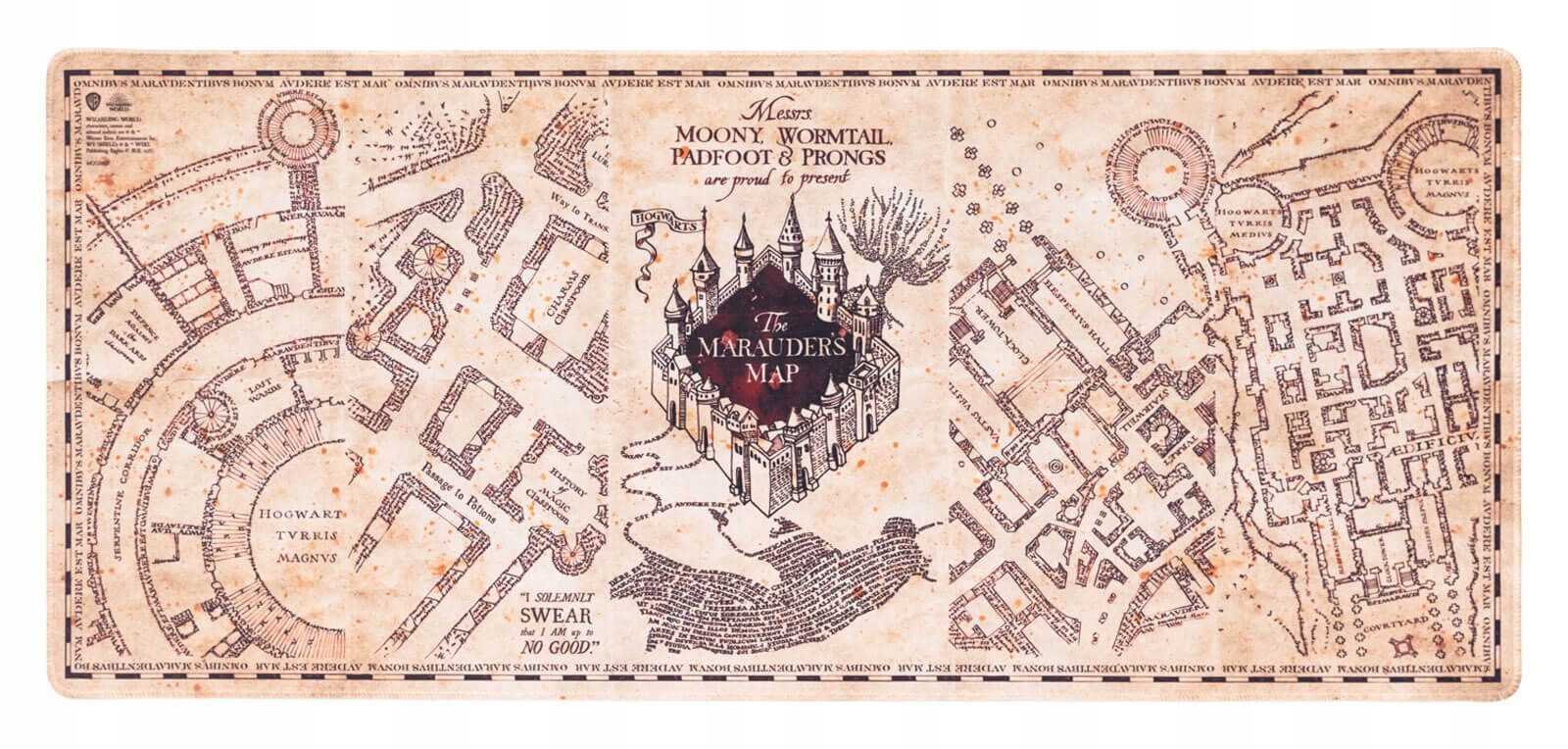 Podkładka pod myszkę Harry Potter Mapa Huncwotów - Sklep, Opinie, Cena w Allegro