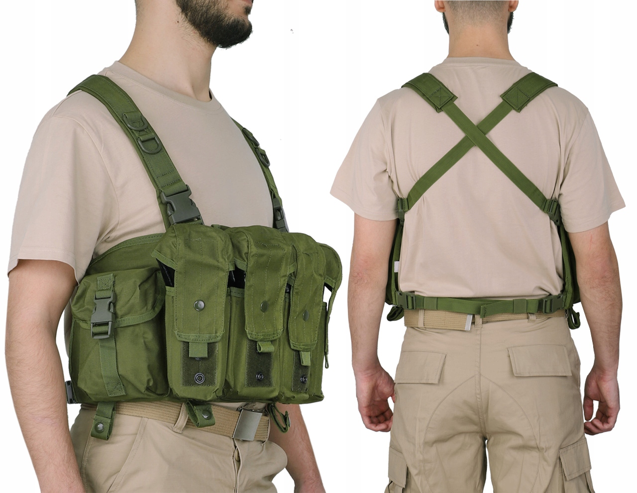 KAMIZELKA TAKTYCZNA DOMINATOR COMMANDO CHEST OLIVE - 5905101200432 ...