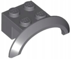 LEGO BŁOTNIK CIEMNO SZARY NR 98282 ZA 4 SZT • Cena, Opinie - Allegro