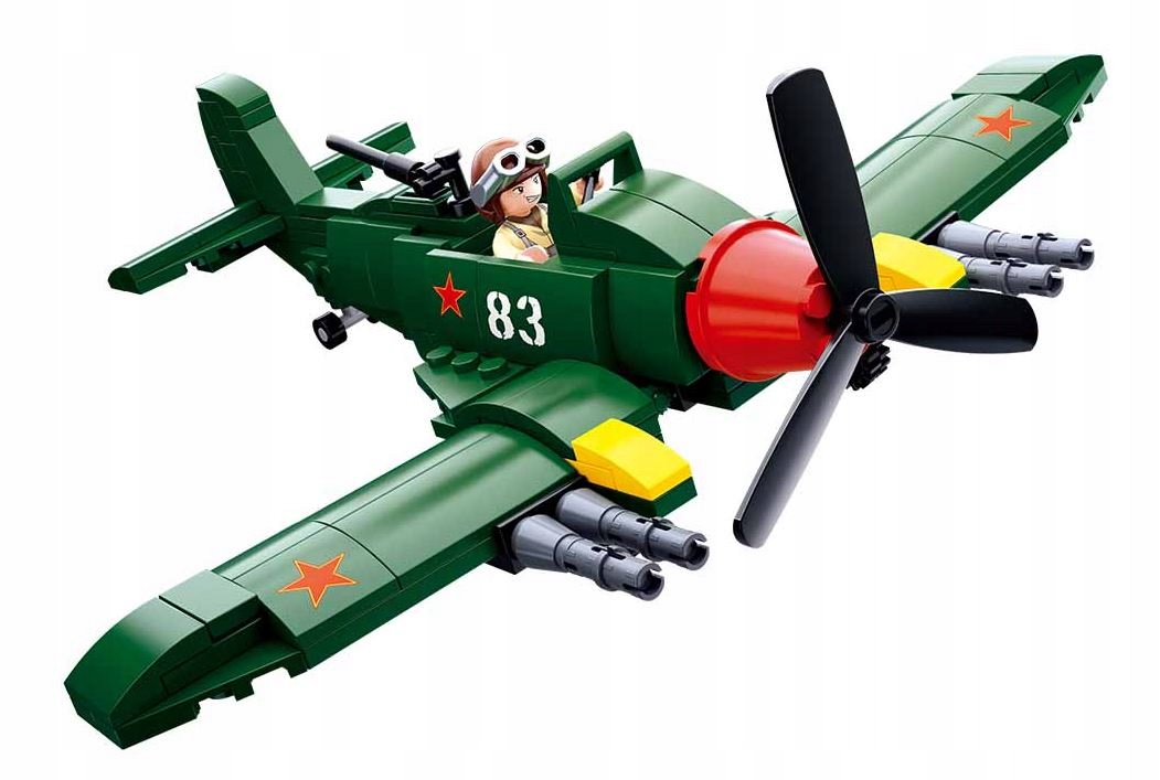 Klocki Sluban Samolot IL-2 170 elementów • Cena, Opinie - Allegro