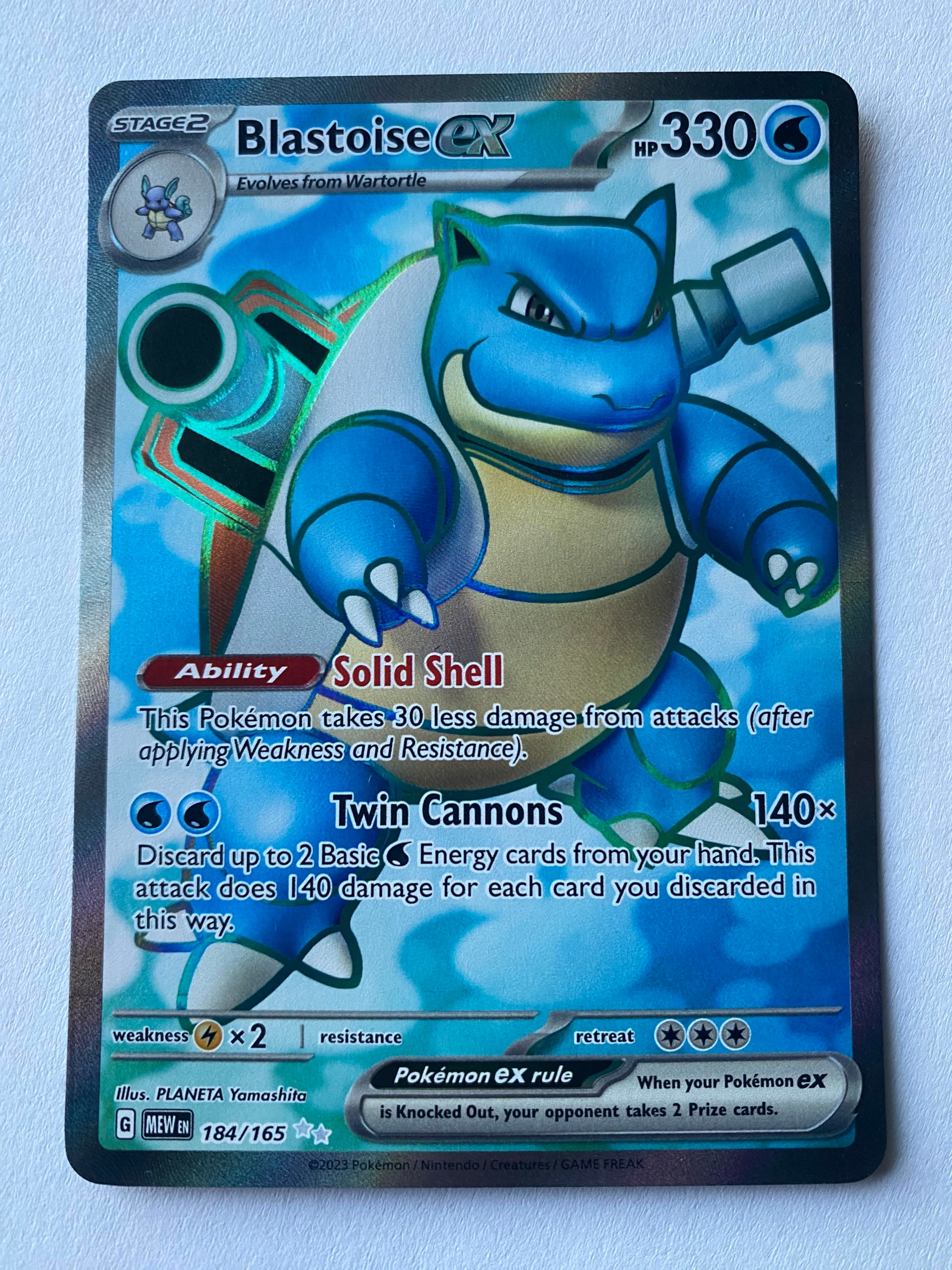 Blastoise ex (MEW 184), • Ár, Vélemények - Allegro