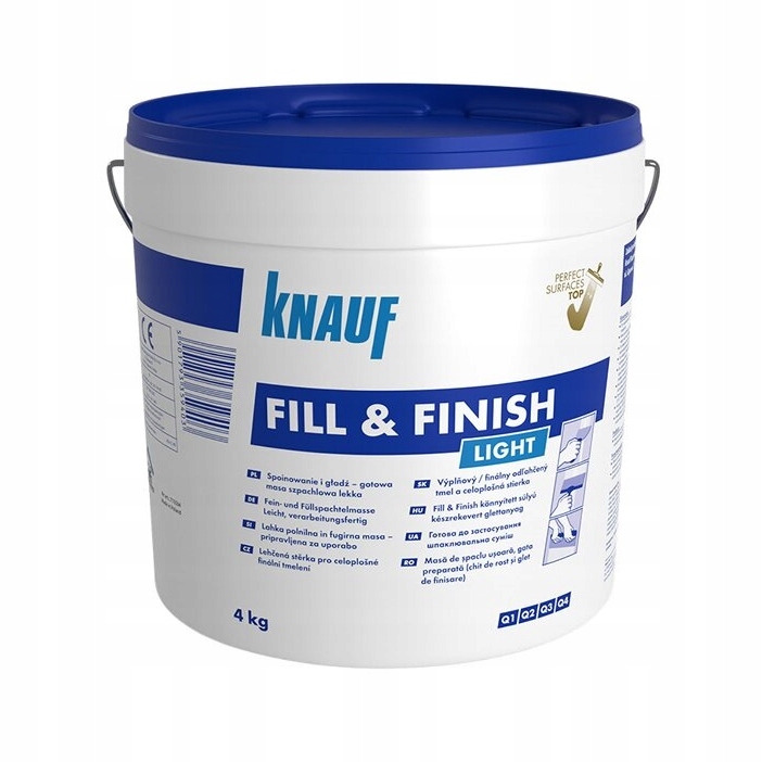 Gotowa masa szpachlowa Knauf Fill&Finish Light 4kg (5901793359403 ...