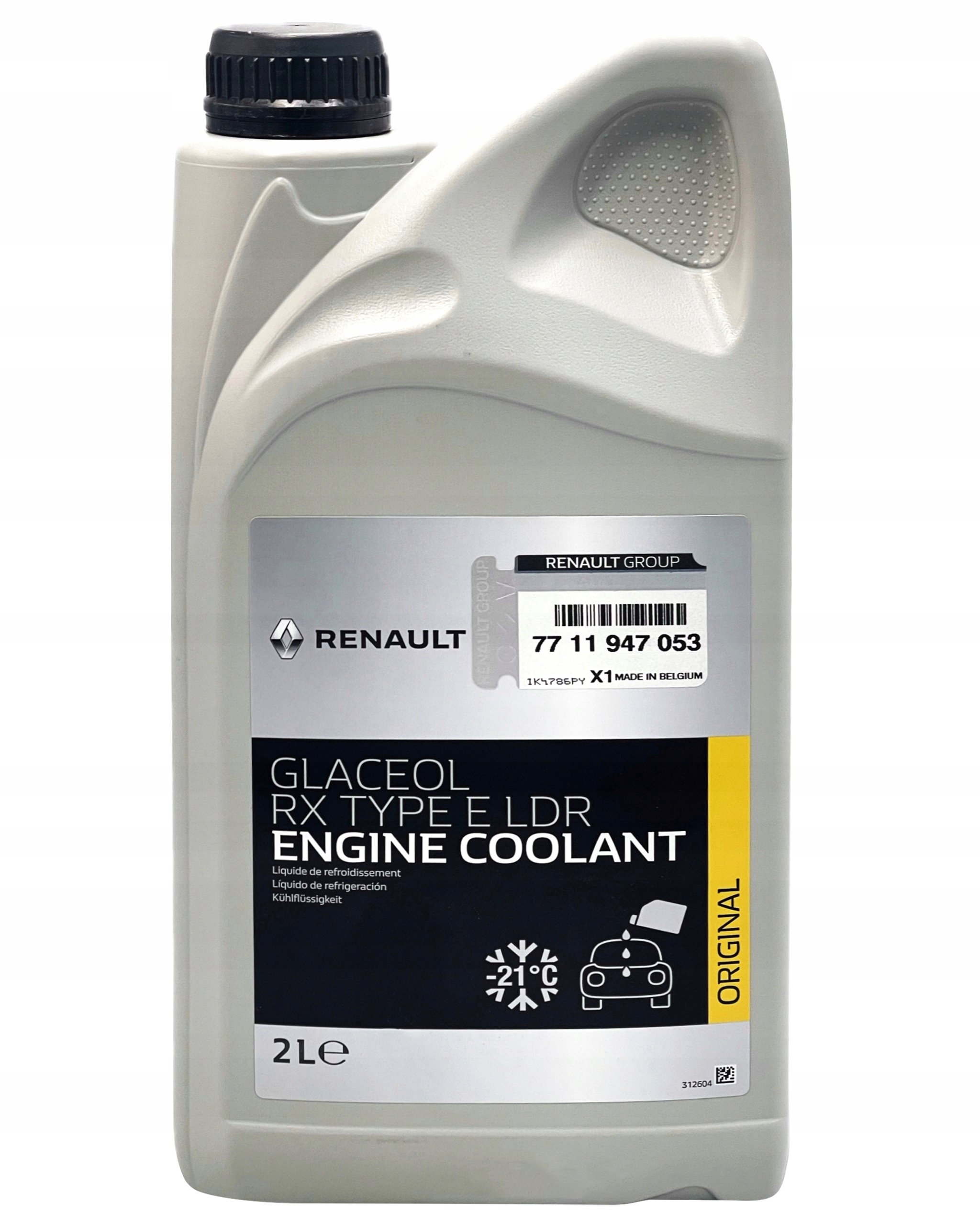 NOWY ORYGINALNY PŁYN CHŁODNICZY RENAULT GLACEOL RX TYPE E LDR NIEBIESKI ...