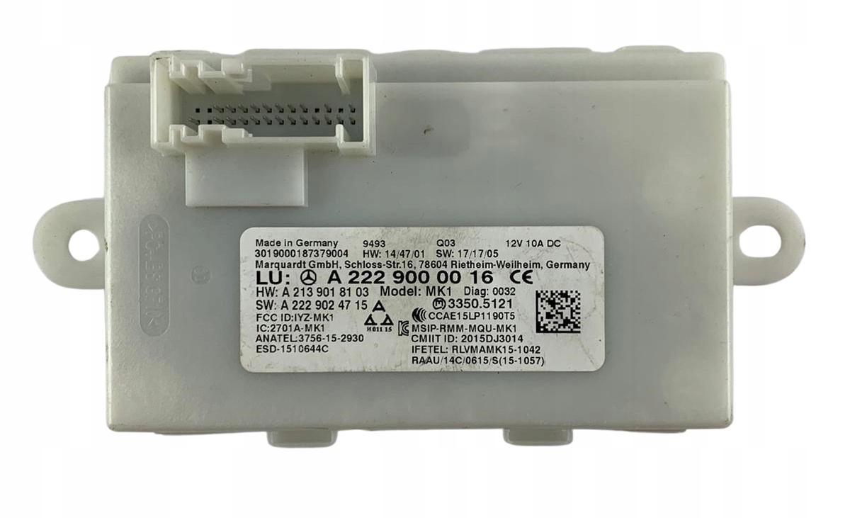 A2229000016 - Mercedes-Benz a2229000016 модуль купити на Avtoex з ...
