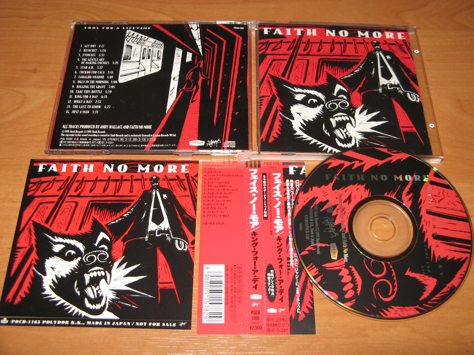 FAITH NO MORE - King For A Day Fool For A Lifetime - I wyd JAPAN ... FAITH NO MORE - King For A Day Fool For A Lifetime - I wyd JAPAN ...