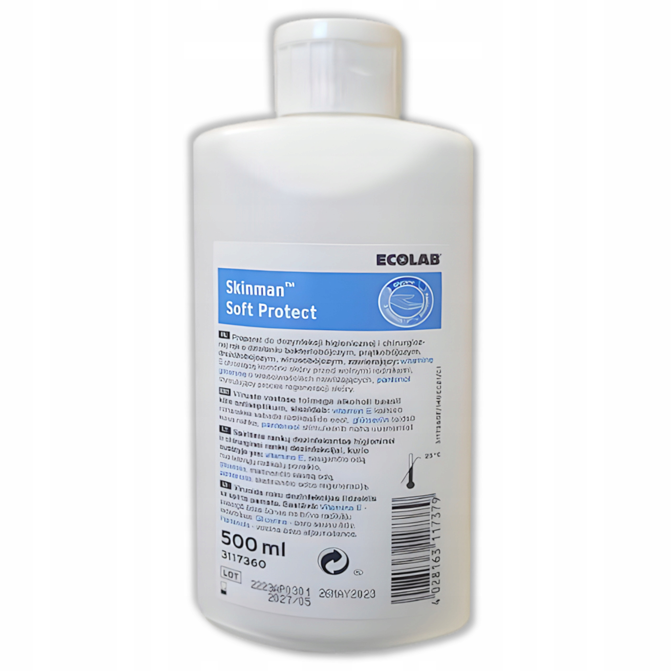 Skinman Soft Protect 500 ml Chirurgiczna i Higieniczna Dezynfekcja Rąk ...